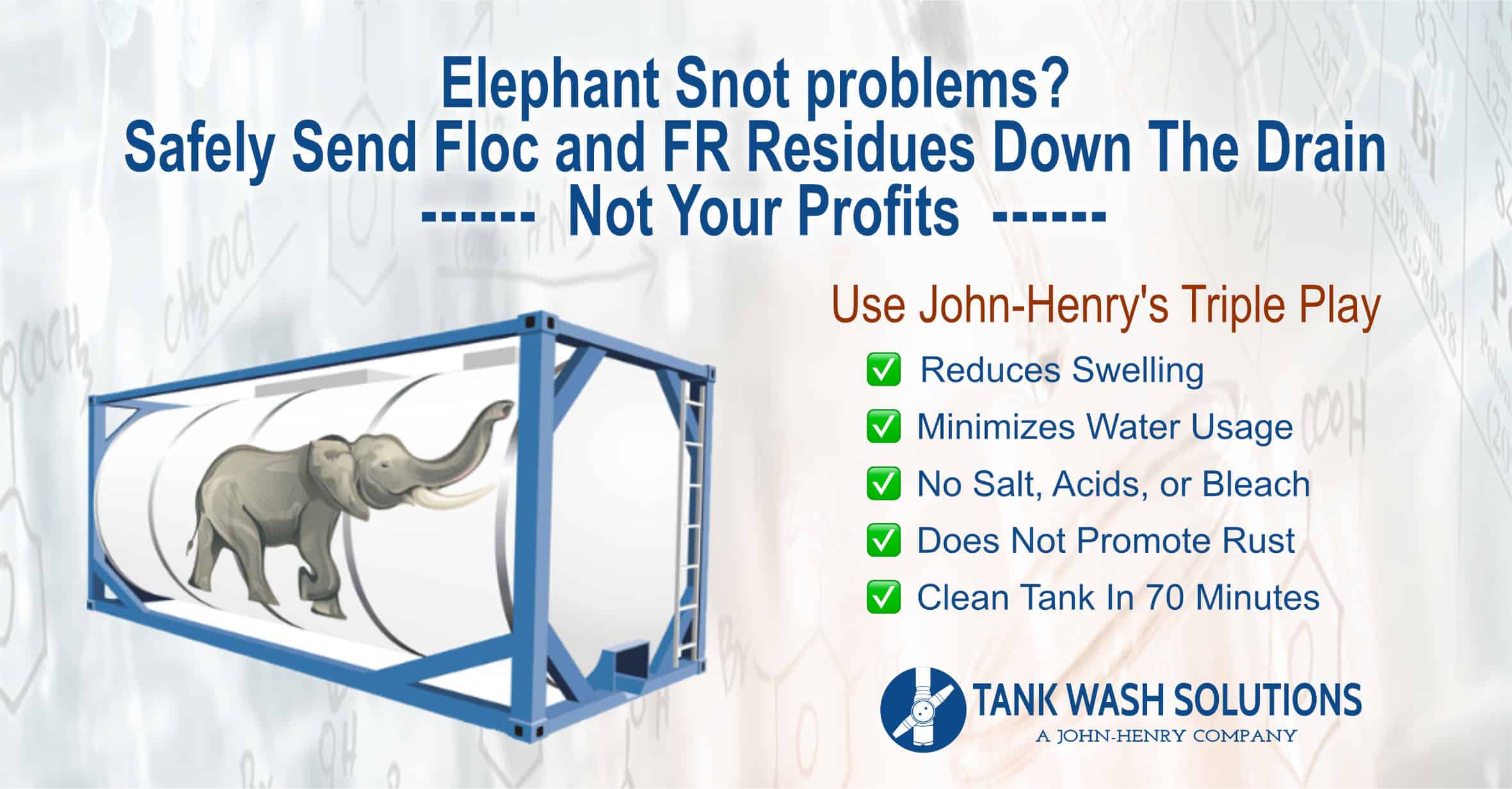 TRIPLE PLAY - Floc Cleaner | Tank Wash Solutions