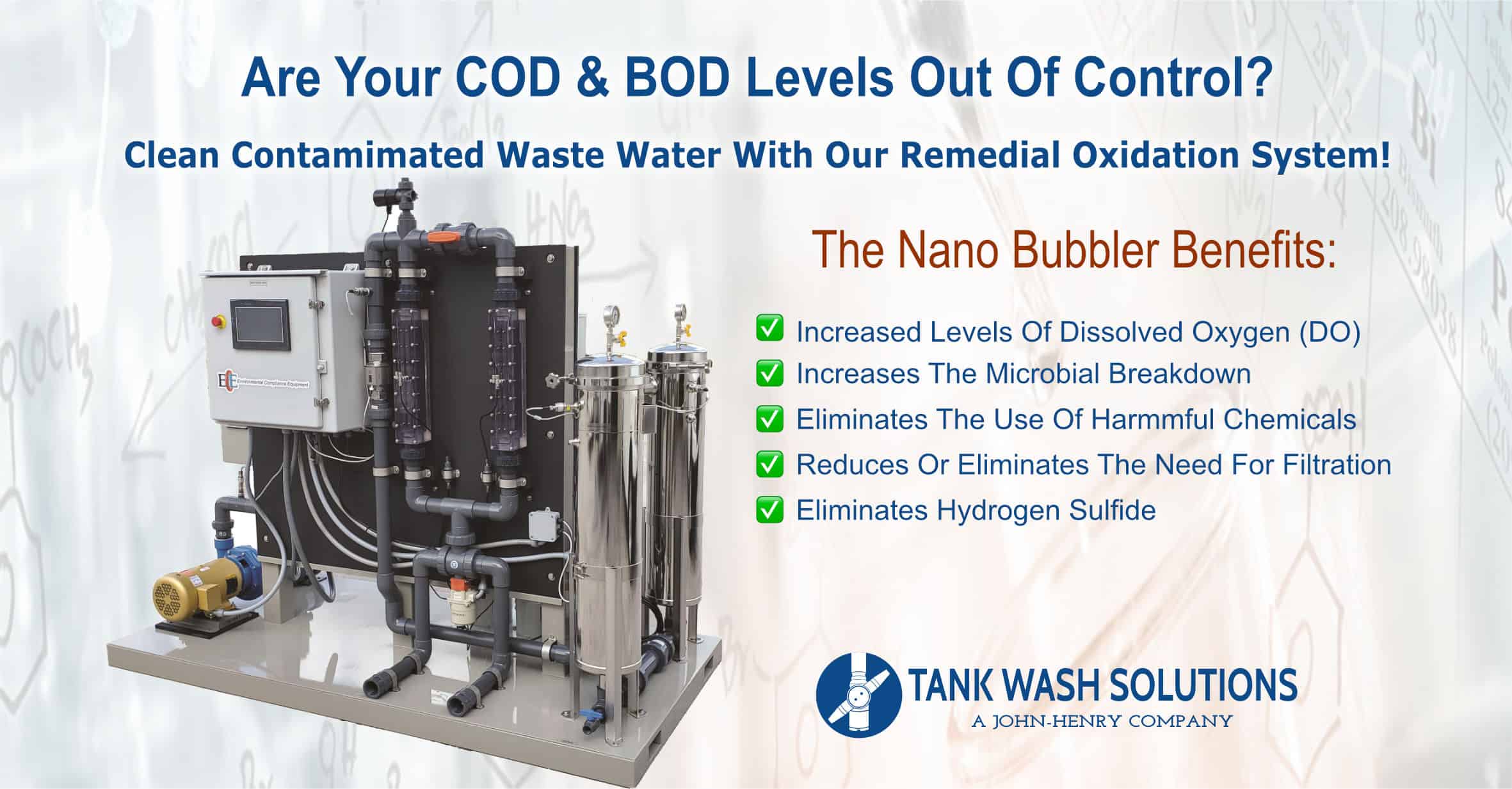 Nano Bubbler | Tanks Wash Solutions
